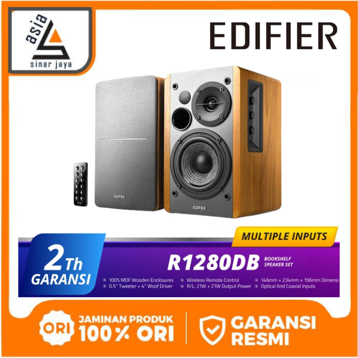 Jual Edifier R1280DB R1280 DB R 1280 Powered Bluetooth Bookshelf Speakers | Shopee Indonesia