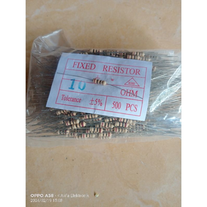 Jual Resistor 1/2wat 10ohm 100pcs | Shopee Indonesia