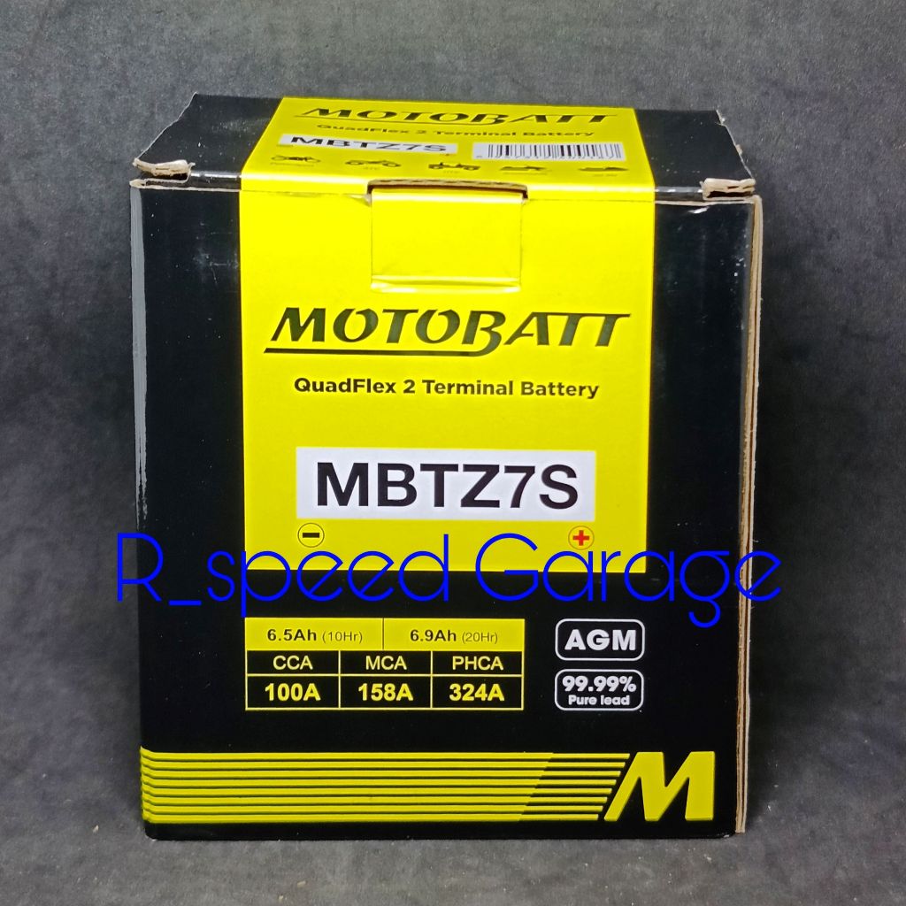 Jual AKI MOTOBATT QUADFLEX MBTZ7S ADV 150 160 PCX VARIO 125 150 160 ...