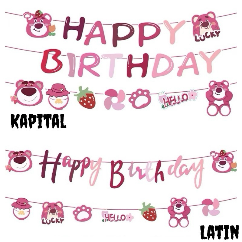 Jual Banner Lotso Toy Story Happy Birthday | Shopee Indonesia
