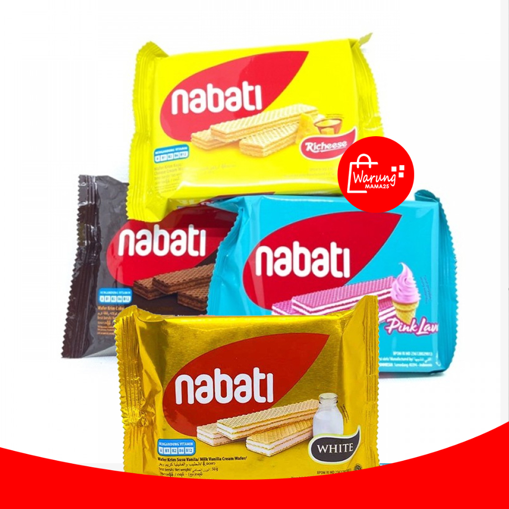 Jual Nabati Richeese Wafer/Nabati Richeese Ahh/Richoco/Pink Lava/White ...
