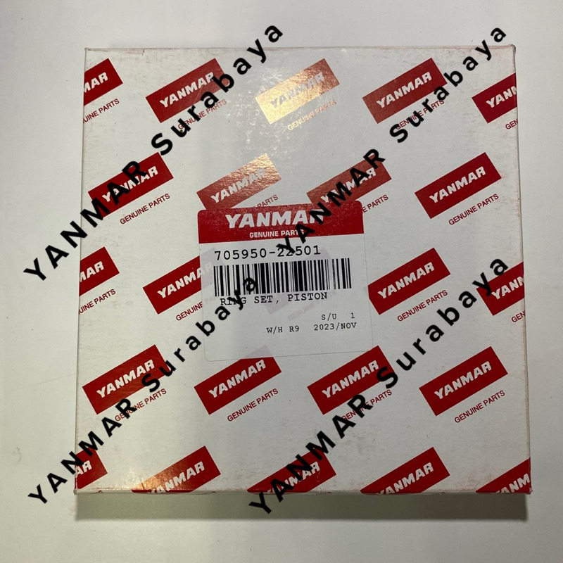 Jual Ring piston Yanmar TF 300 (705950-22501) / Per seker Yanmar TF300 ...