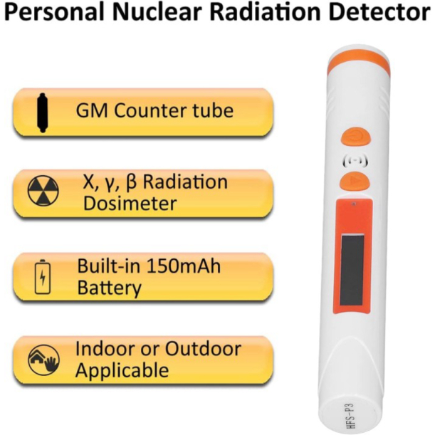 Jual Dosimeter Personal Radiasi Nuclear Radiation Detector HFS-P3 BOD ...