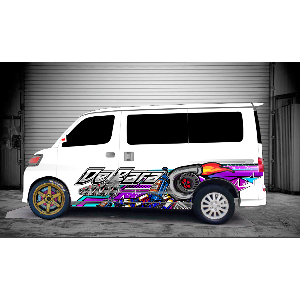 Jual STIKER decal luxio,grandmax BLINDVAN Apv | Shopee Indonesia