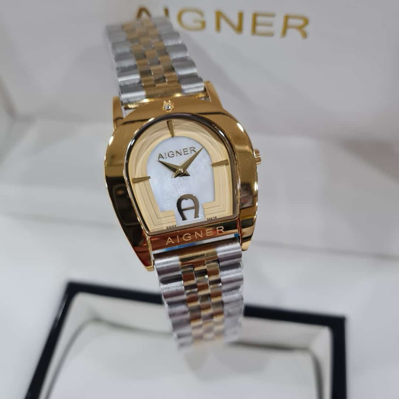Jual jam tangan wanita AIGNER VARESE,ori bm,batrai all stell | Shopee ...