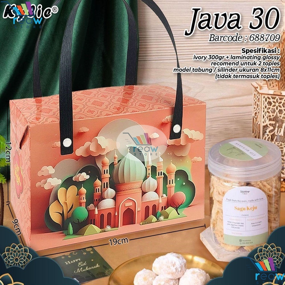Jual Java 30 Kotak Kardus Box Hampers Toples Kue Idul Fitri Lebaran | Shopee Indonesia