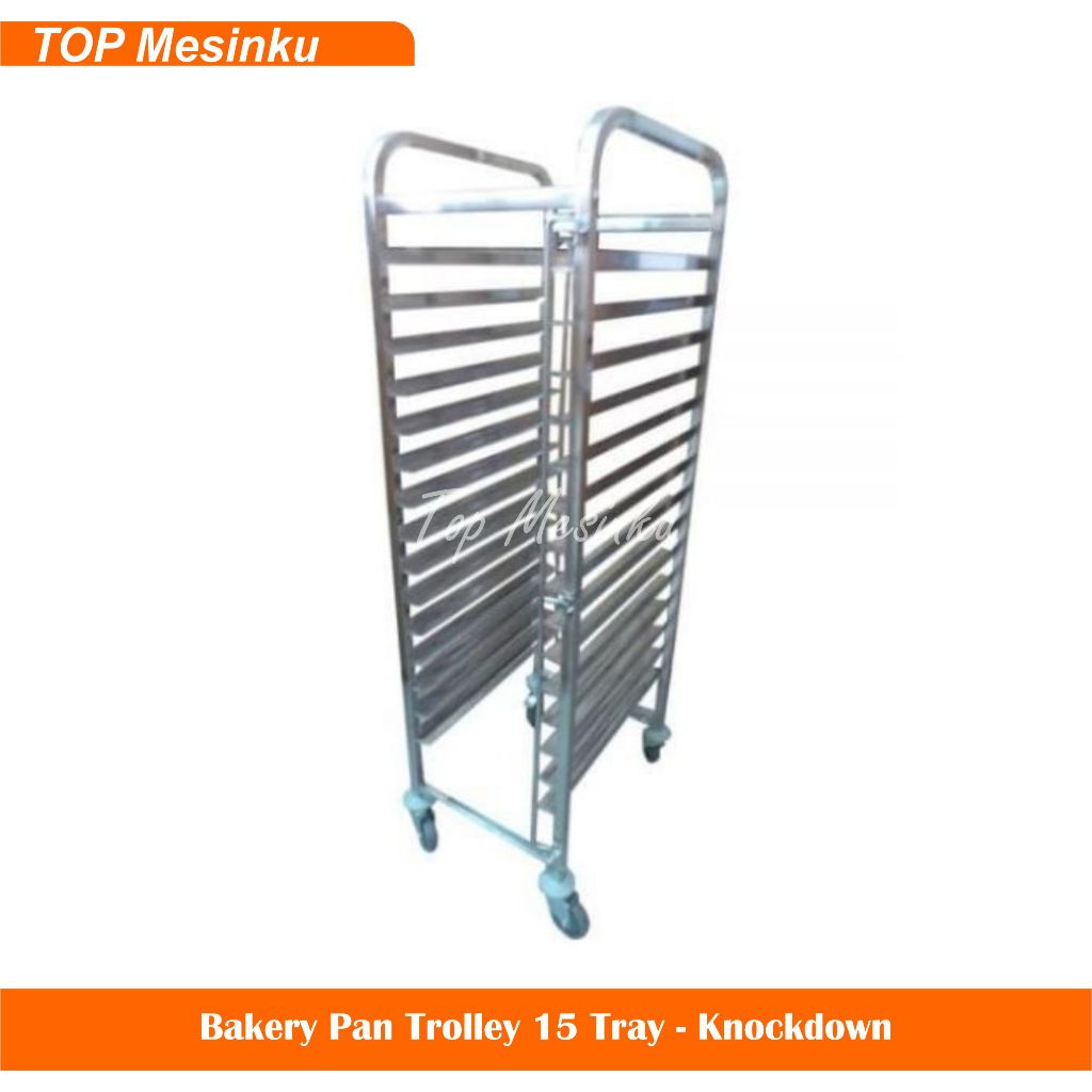 Jual Bakery Pan Trolley 15 Level Knockdown | Shopee Indonesia