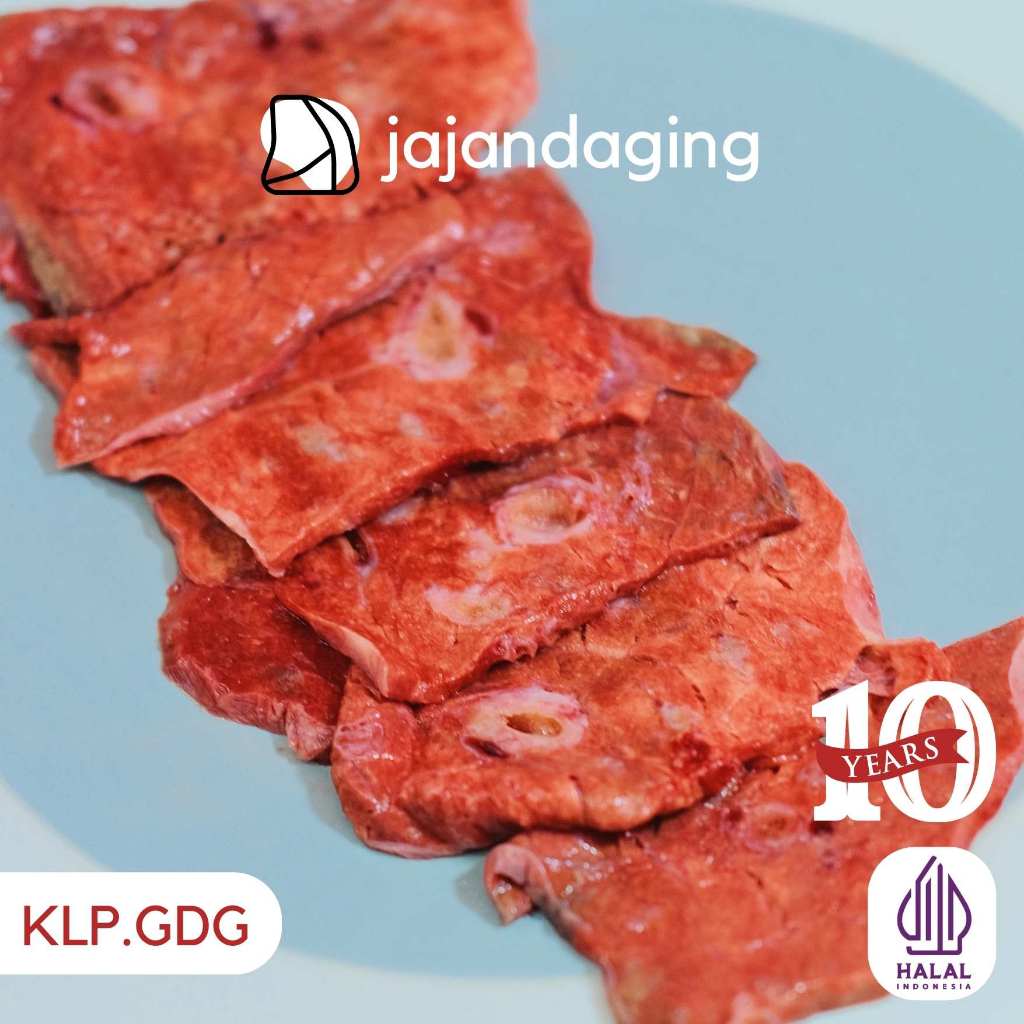 Jual Paru Sapi Slice/ Iris Import Premium Quality 500gr - KLP GADING ...
