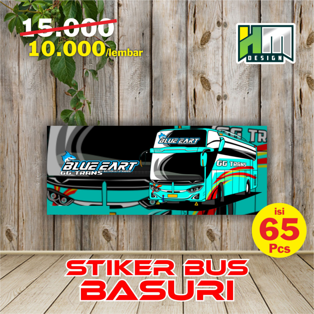 Jual STIKER BUS BASURI | STIKER BUS MANIA | BUS TELOLET | STIKER BUS ...
