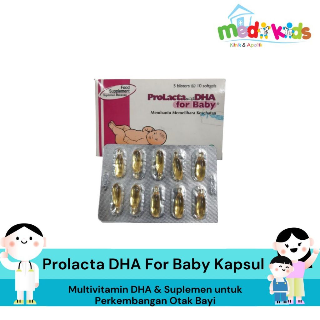Jual Prolacta DHA for baby Strip - Vitamin Bayi 10 Tablet | Shopee ...