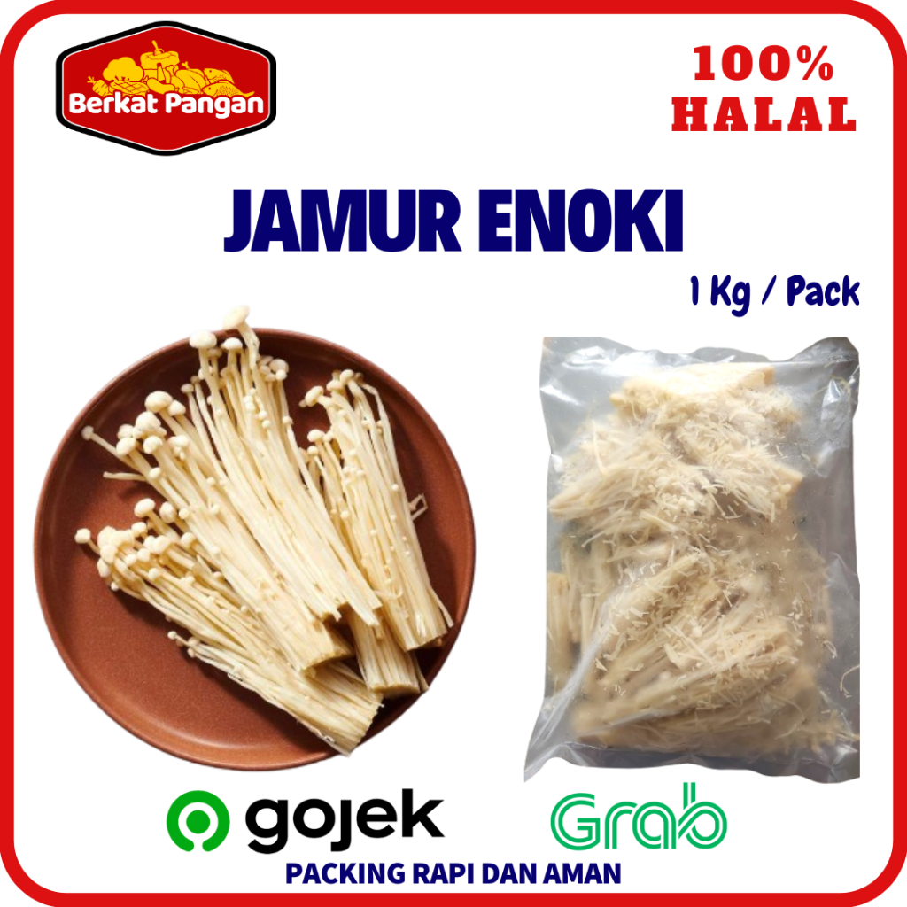 Jual Jamur Enoki Frozen 1Kg / Enoki Mushrooms | Shopee Indonesia