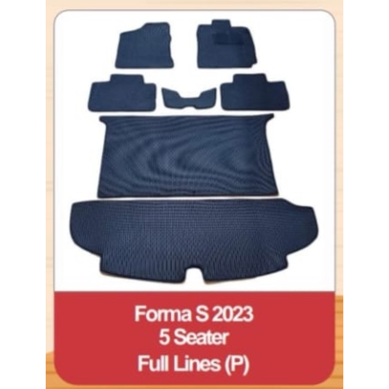 Jual Karpet Mobil Wuling Forma S 2023 2 Lapis Full bagasi Bahan Eva ...