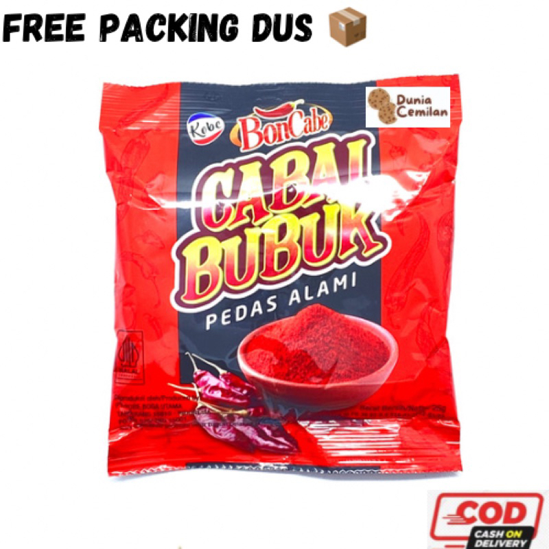 Jual [TERMURAH!!] Bon Cabe CABAI BUBUK 25gram SATUAN - Cabe Bubuk Pedas ...