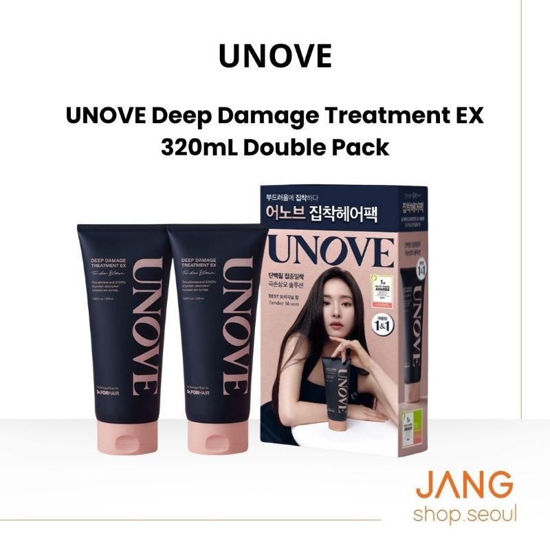 Jual UNOVE Deep Damage Treatment EX 320mL Double Pack | Shopee Indonesia