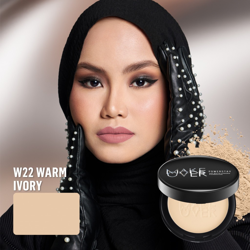 Jual MAKE OVER Powerstay 24H Matte Powder Foundation - Bedak padat ...