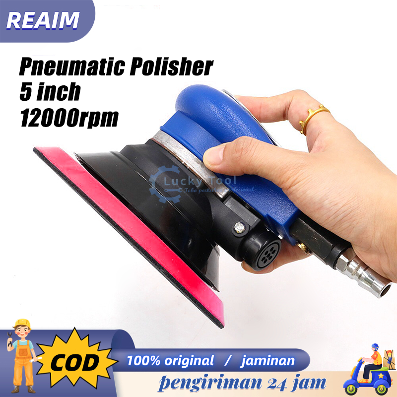 Jual Reaim Air Sander 12000rpm 5 inch Pneumatic Sander Pneumatic Sander ...