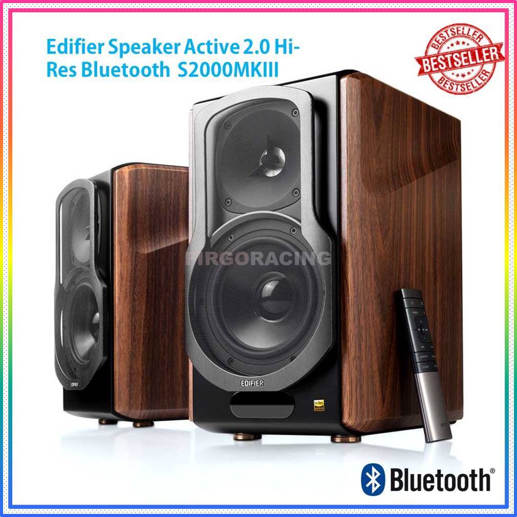 Jual Speaker Edifier Active 2.0 Hi-Res Bluetooth Bookshelf Set - S2000MKIII | Shopee Indonesia