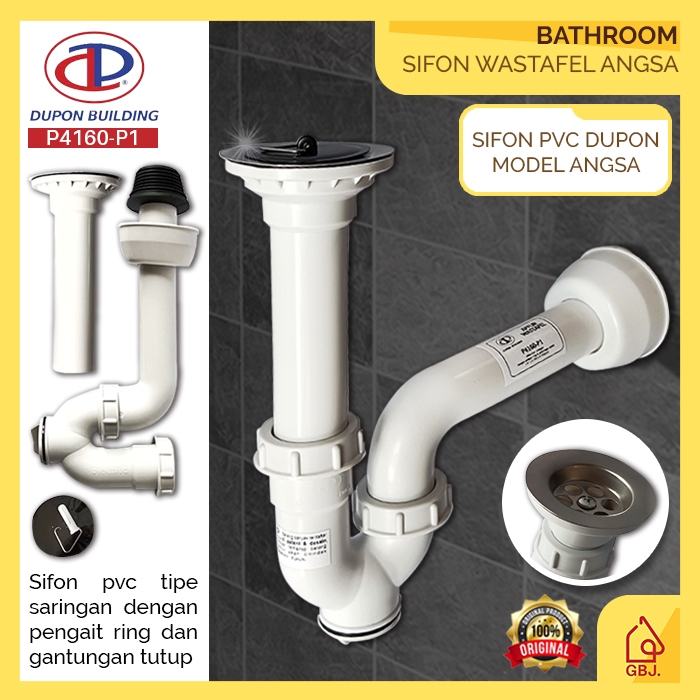Jual SIFON ANGSA WASTAFEL PVC DUPON P4160-P1 SIFON PLASTIK PIPA ...