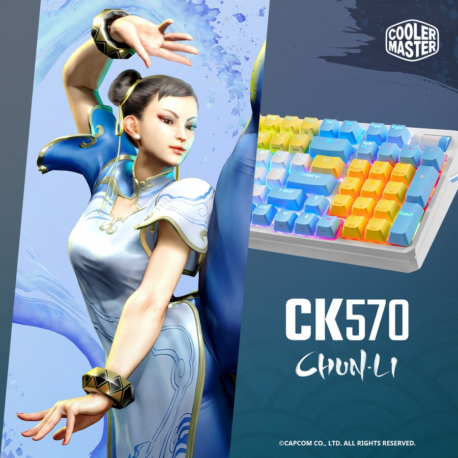 Jual COOLER MASTER CK570 SF6 CHUN LI CHERRY MX RED MECHA GAMING ...
