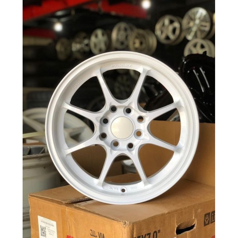 Jual Velg Rays CE28 R15 White (NEW) | Shopee Indonesia