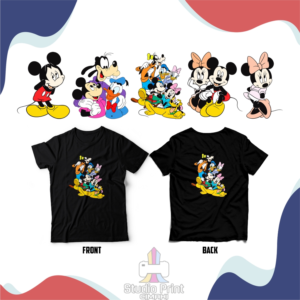 Jual STIKER SABLON SABLON SETRIKA SABLON DTF PRINTING TEMA MICKEY MOUSE ...