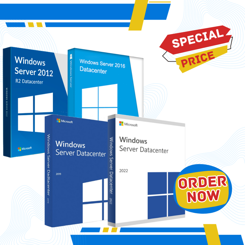 Jual Sale. Windows Sever 2022 2019 2016 2012 R2 Datacenter 100% ...
