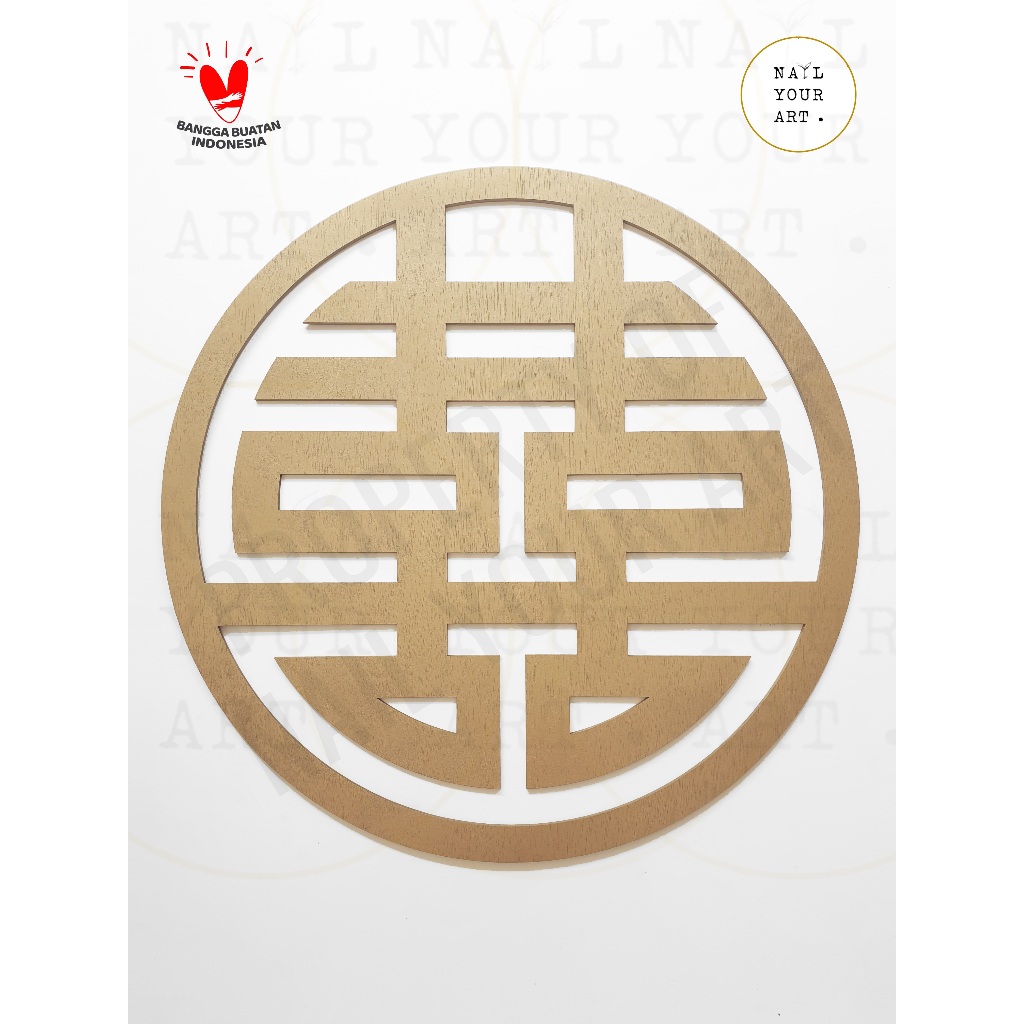 Jual Backdrop SANGJIT / SHUANG XI / DOUBLE HAPPINESS SG02 - Dekorasi ...