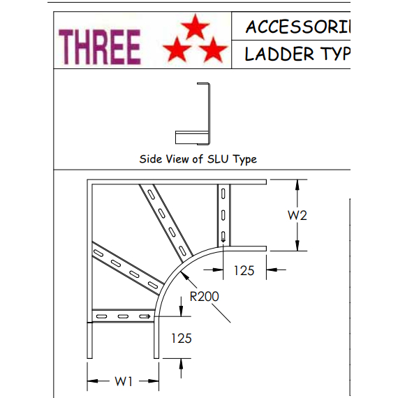 Jual Cable Ladder Elbow/Kabel Ladder Siku 600x100 Elektro Plat 1.2 ...