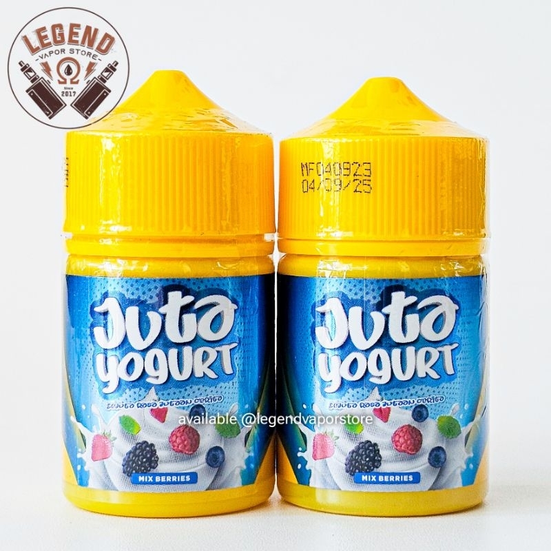 Jual FREEBASE - LIQUID JUTA YOGURT Mix Berries Yogurt 60ML 3MG 7MG ...
