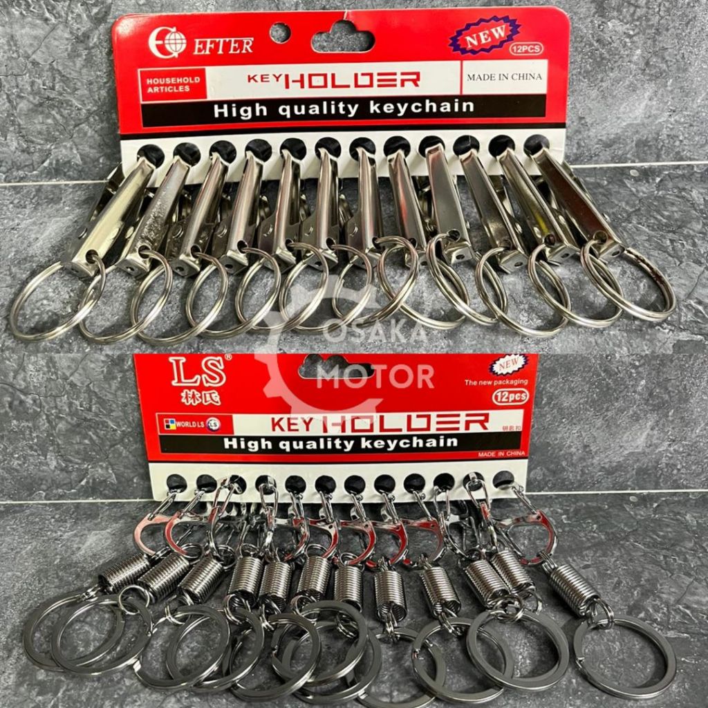 Jual 1 pcs Gantungan Kunci Stainlis Gantungan Kunci Per Carbiner ...