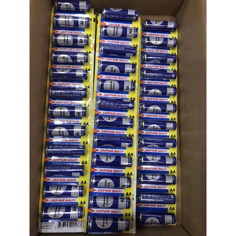 Jual Panasonic AA Biru 1.5V / Battery AA / Baterai AA / Baterai Jam ...