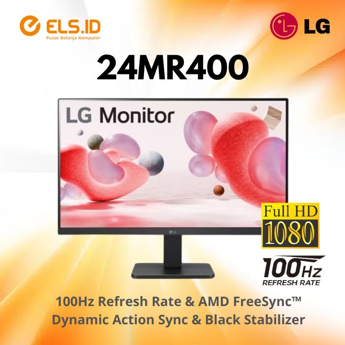 Jual LG LED Monitor 24MR400 24" FHD IPS 100Hz AMD FreeSync | Shopee ...