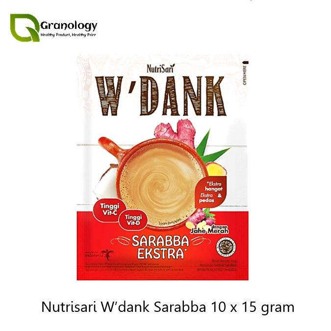 Jual Nutrisari Wedang Sarabba / W'dank Sarabba Khas Makassar 10 sachet ...