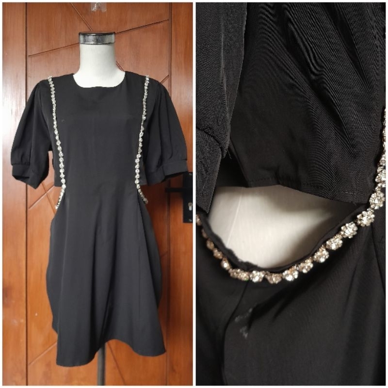 Jual DRESS HITAM/DRESS KANTOR/DRESS KERJA/BRUKAT Etalase 8 | Shopee ...