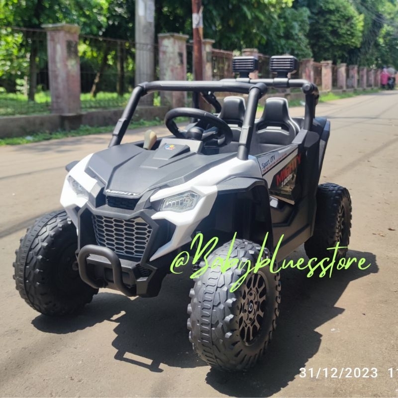 Jual Mainan Mobil Aki Anak Jeep PMB M9388 - MIGHTY 1000S UTV (Putih ...
