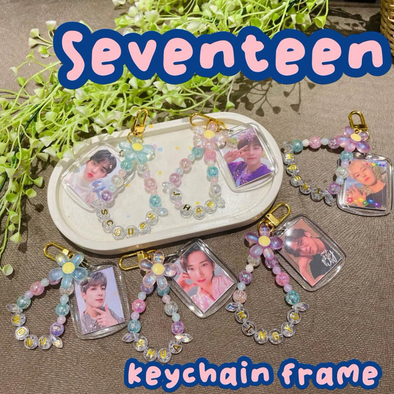 Jual SEVENTEEN Keychain Frame Nama Custom Kpop Gantungan Kunci Wonwoo ...