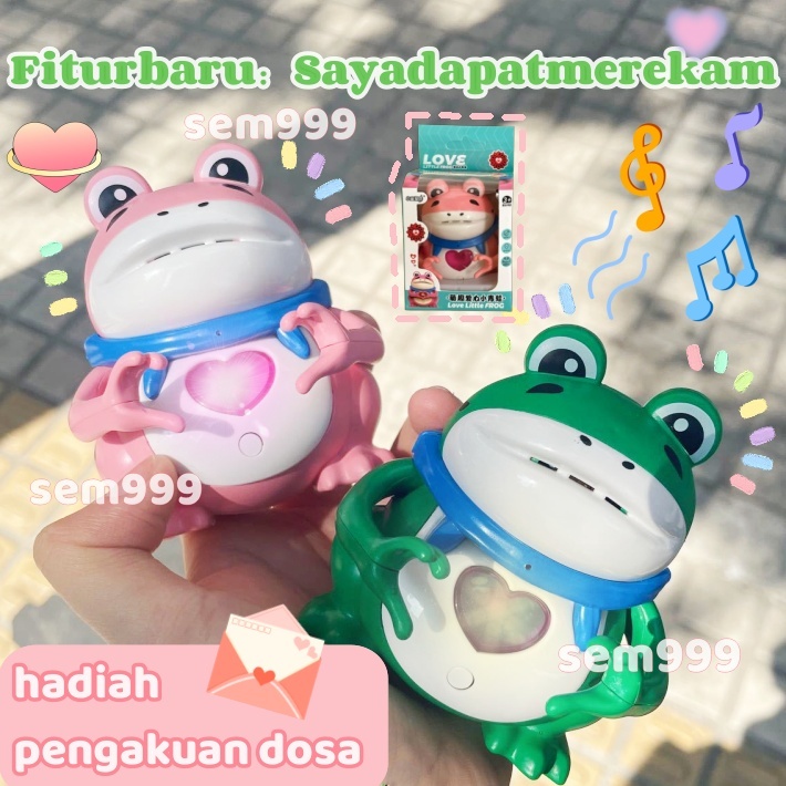 Jual 【Ready】Versi audio--Mainan katak/mainan berbicara/mainan rekaman ...