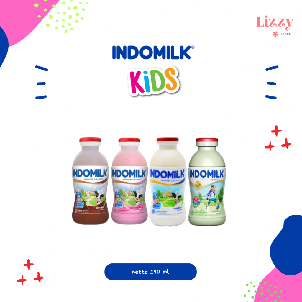 Jual Indomilk Kids Susu UHT Botol Kemasan 190ml | Shopee Indonesia