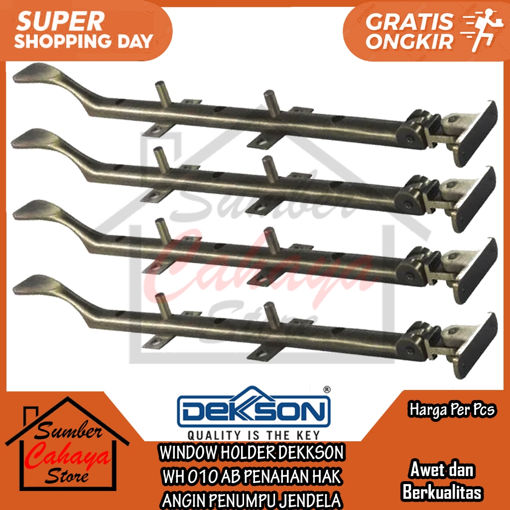Jual WINDOW HOLDER DEKKSON WH 010 AB PENAHAN PENUMPU JENDELA DEKSON ...