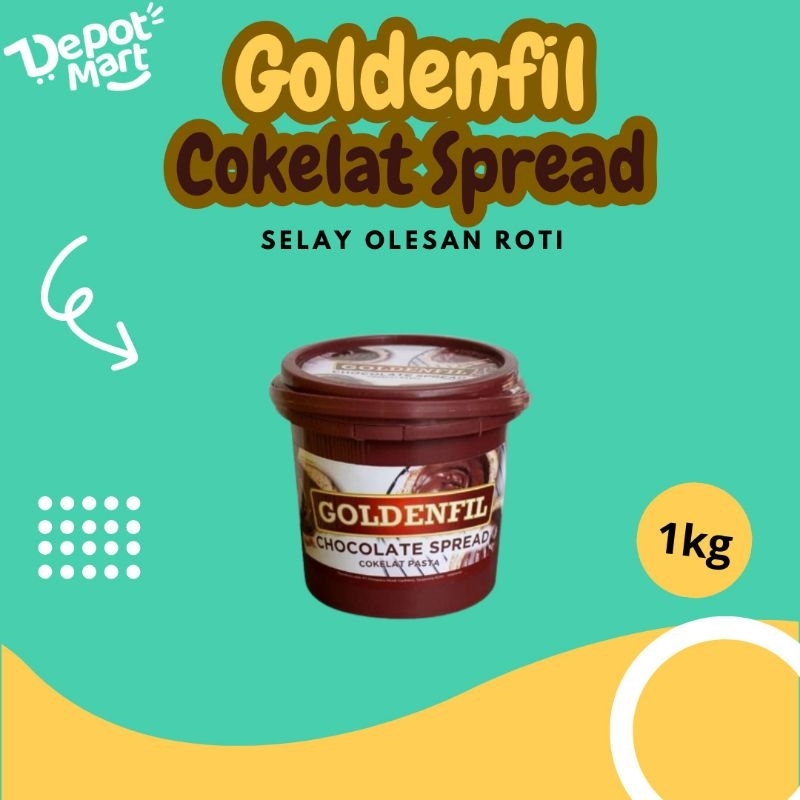 Jual DepotMart - Goldenfil Chocolate Spread 1 kg / Goldenfill Cokelat ...