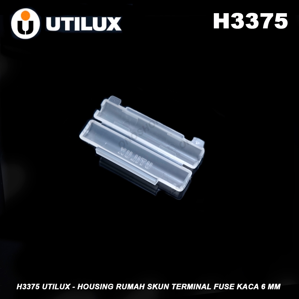 Jual H3375 Utilux - Housing Rumah Skun Terminal Fuse Kaca 6 mm | Shopee ...