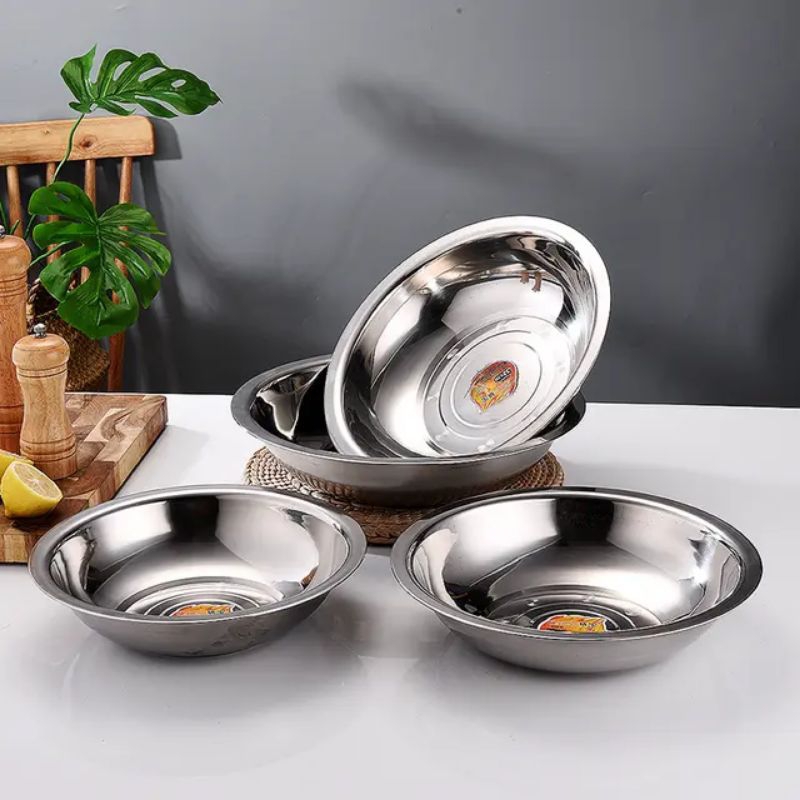 Jual Baskom Stainless Steel Dapur Serbaguna Anti Karat Ukuran Besar ...
