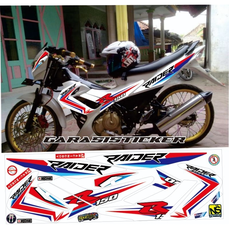 Jual STIKER STRIPING SATRIA F CBU THAILAND TAHUN 2005 - 2013 STRIPING ...
