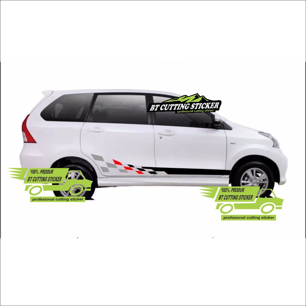 Jual stiker sticker mobil toyota avanza terbaru cutting stiker mobil ...