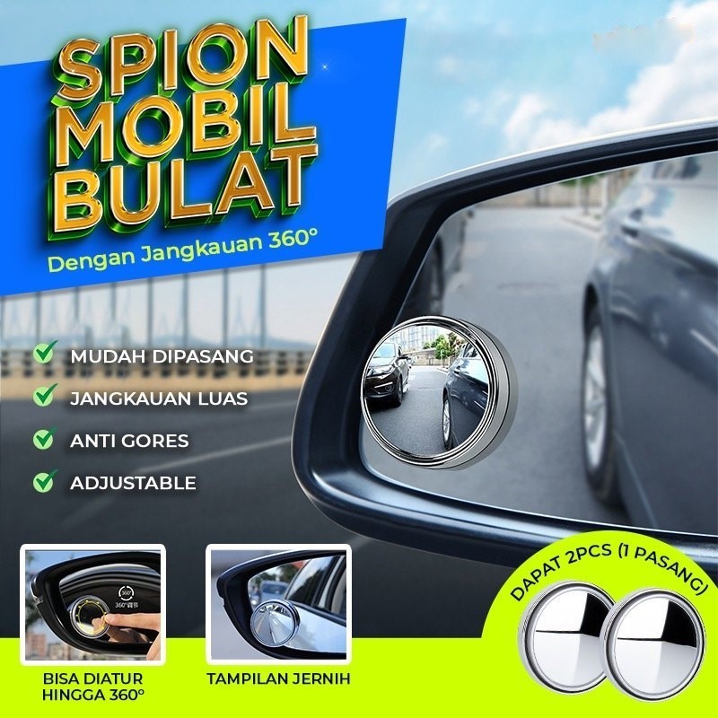 Jual Kaca Spion Mini Cembung Wide Angle | Shopee Indonesia