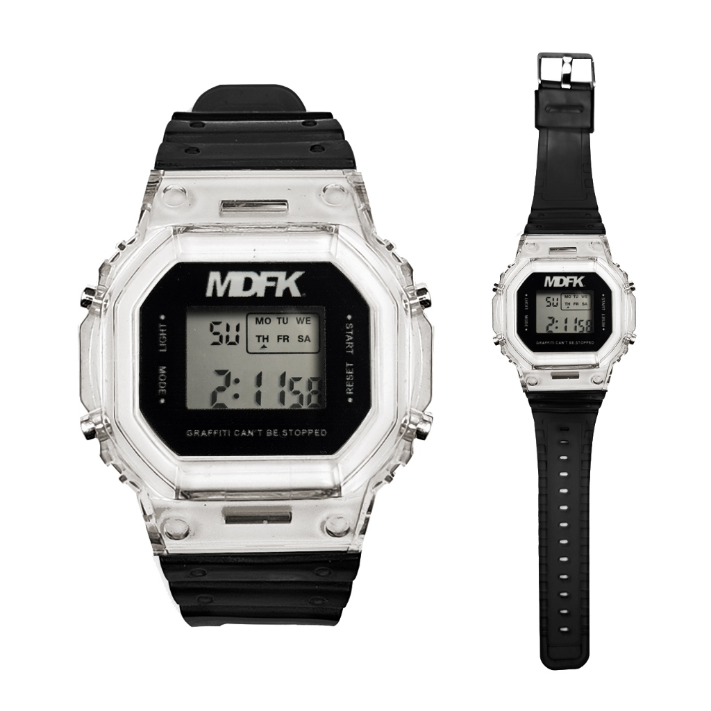 Jual MDFK BLACK AND WHITE BASIC WATCH | JAM TANGAN BASIC MDFK | Shopee ...