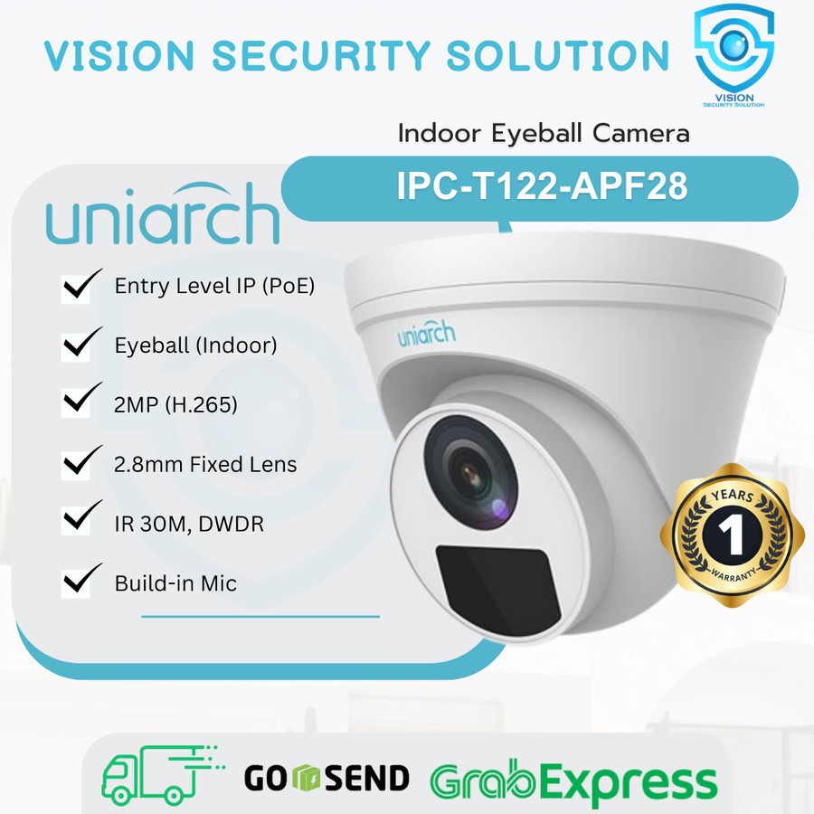 Jual Cctv Uniarch IPC-T122-APF28 2MP Kamera CCTV IP Indoor H.265 Audio - Smart CCTV Indoor ...