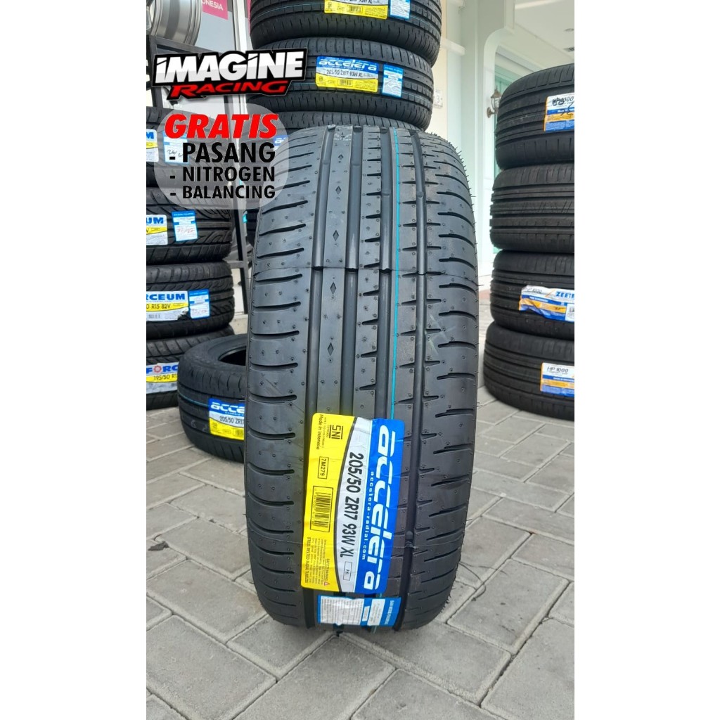 Jual BAN MOBIL TUBLES HARIAN MURAH ACCELERA PHI 205 50 R17 NIK BARU | Shopee Indonesia