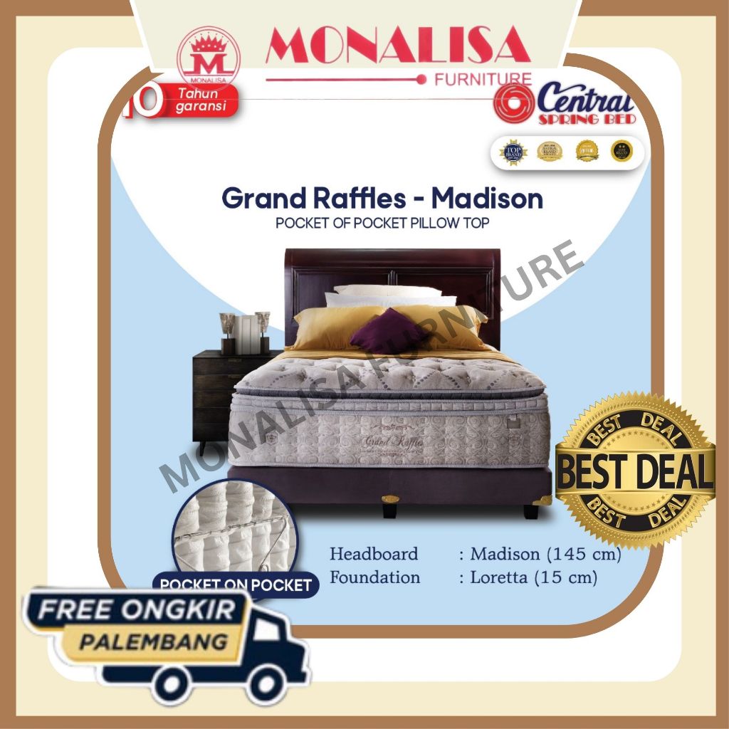 Jual Central Springbed Aristocrate Grand Raffles/ kasur ternyaman untuk ...