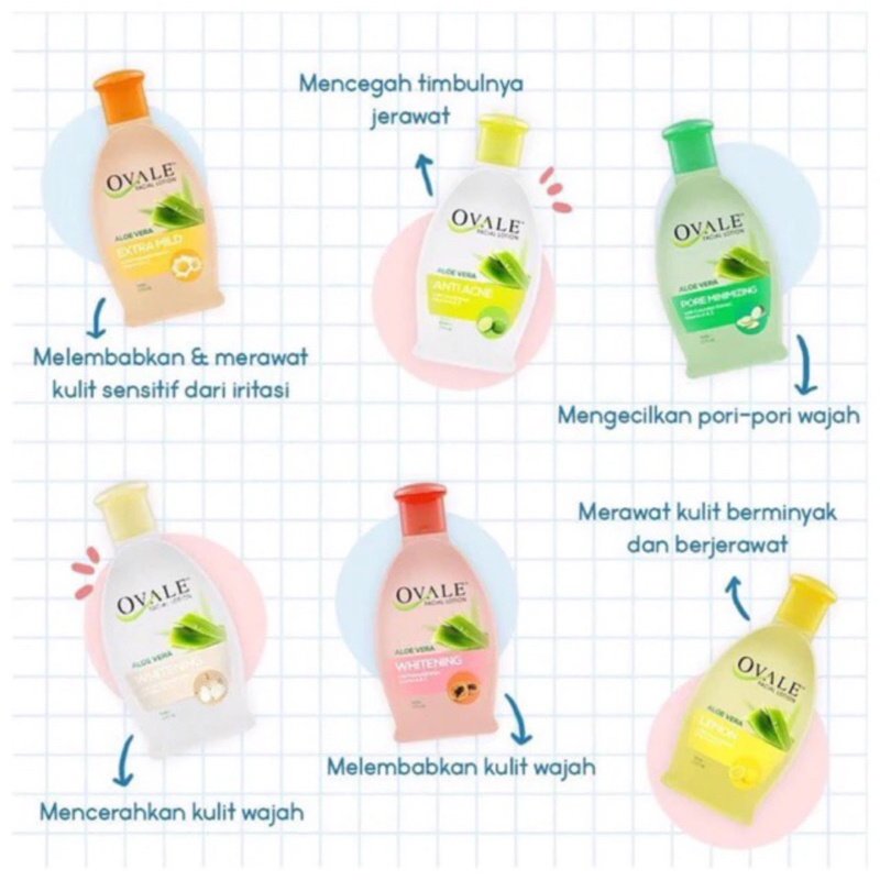 Jual OVALE FACIAL LOTION 200ml /100ml/ 60 ml | Shopee Indonesia